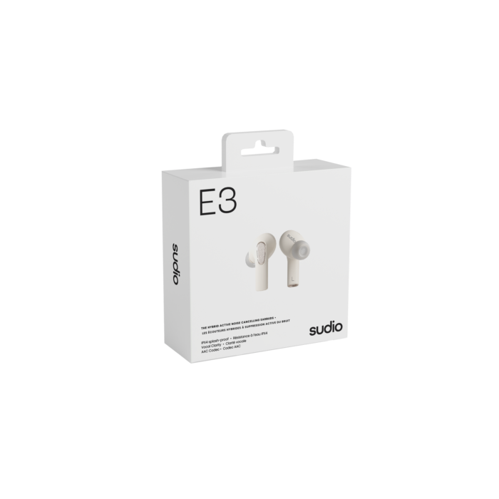 Sudio E3 Hybrid ANC True Wireless Earbuds Sudio E3 Hybrid ANC True Wireless Earbuds