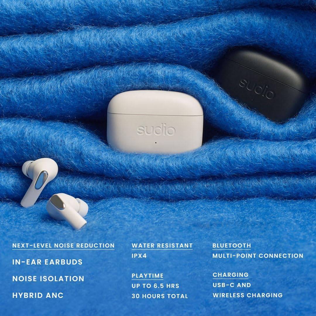 Sudio E3 Hybrid ANC True Wireless Earbuds Sudio E3 Hybrid ANC True Wireless Earbuds
