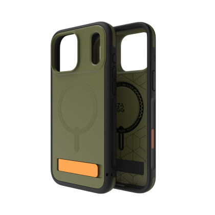 ZAGG Sedona Snap with Kickstand + Camera Control Button MagSafe Case ...