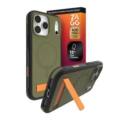 ZAGG Sedona Snap with Kickstand + Camera Control Button MagSafe Case ...