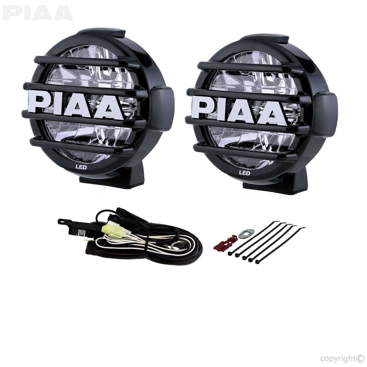 PIAA - DK555BXG LP550 5"" LED White Driving Beam Kit