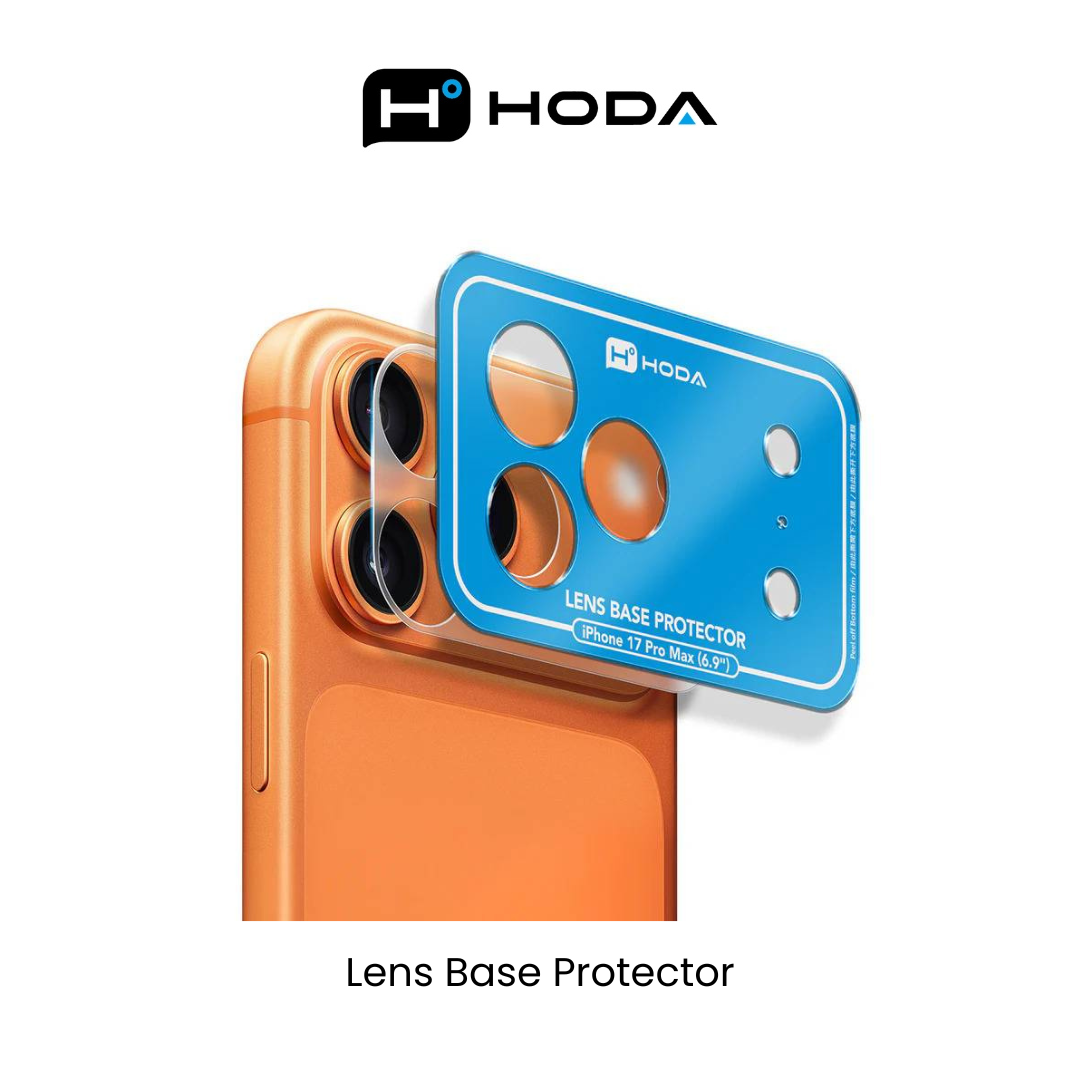 Hoda Lens Base Protector (Matte) with helper for iPhone 17 Pro/ 17 Pro Max